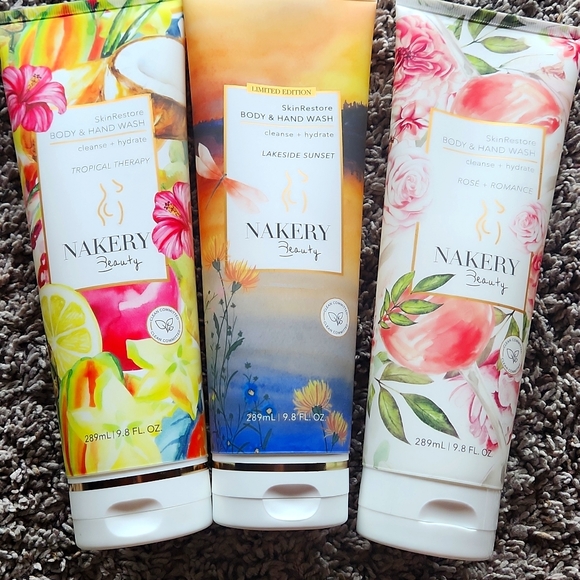 Nakery | Bath & Body | New Nakery Clean Beauty Body Wash Trio Clean ...